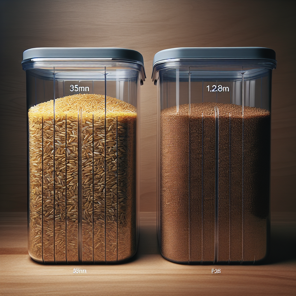 Comparing Plastic Vs. Glass Containers For Grain Storage