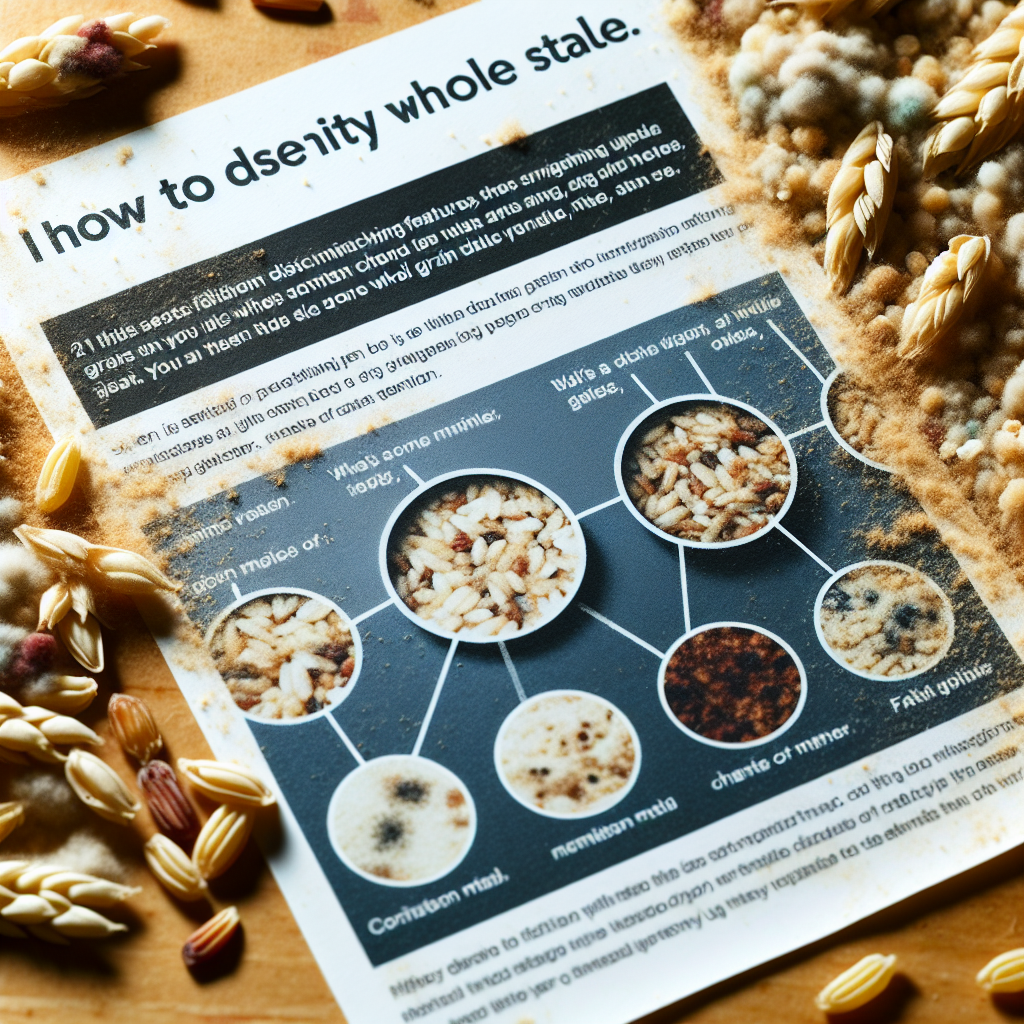 How To Tell If Whole Grains Have Gone Stale