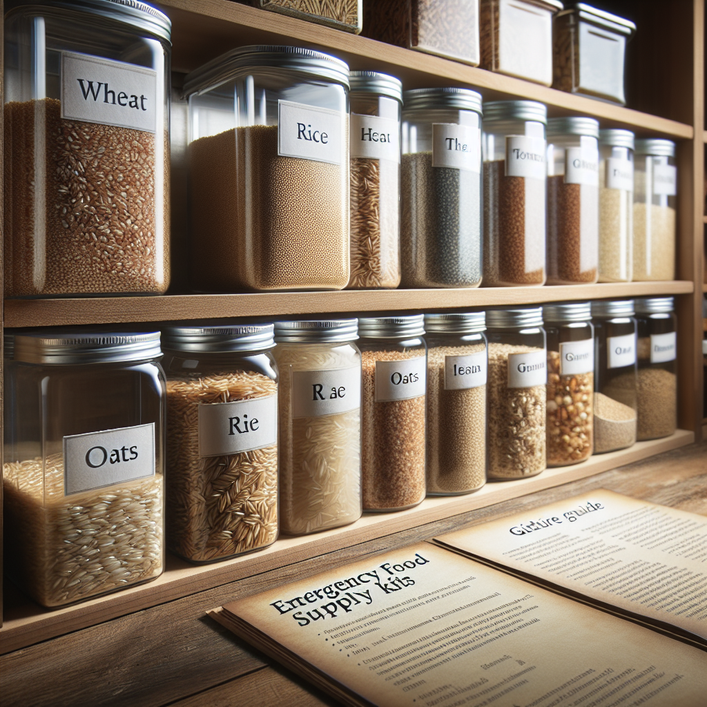 How To Store Grains For Emergency Food Supply Kits