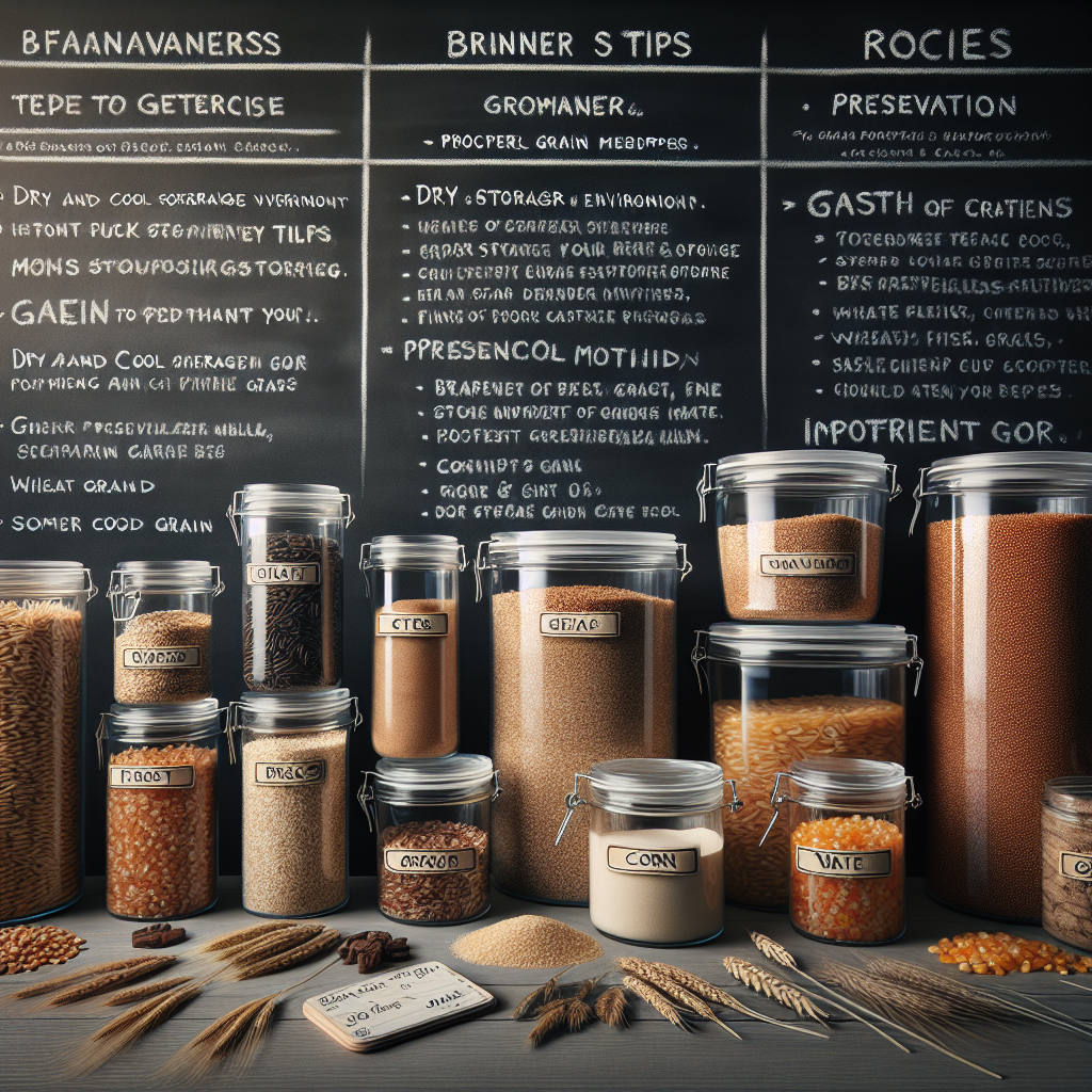 Storing Grains: A Guide For New Preppers