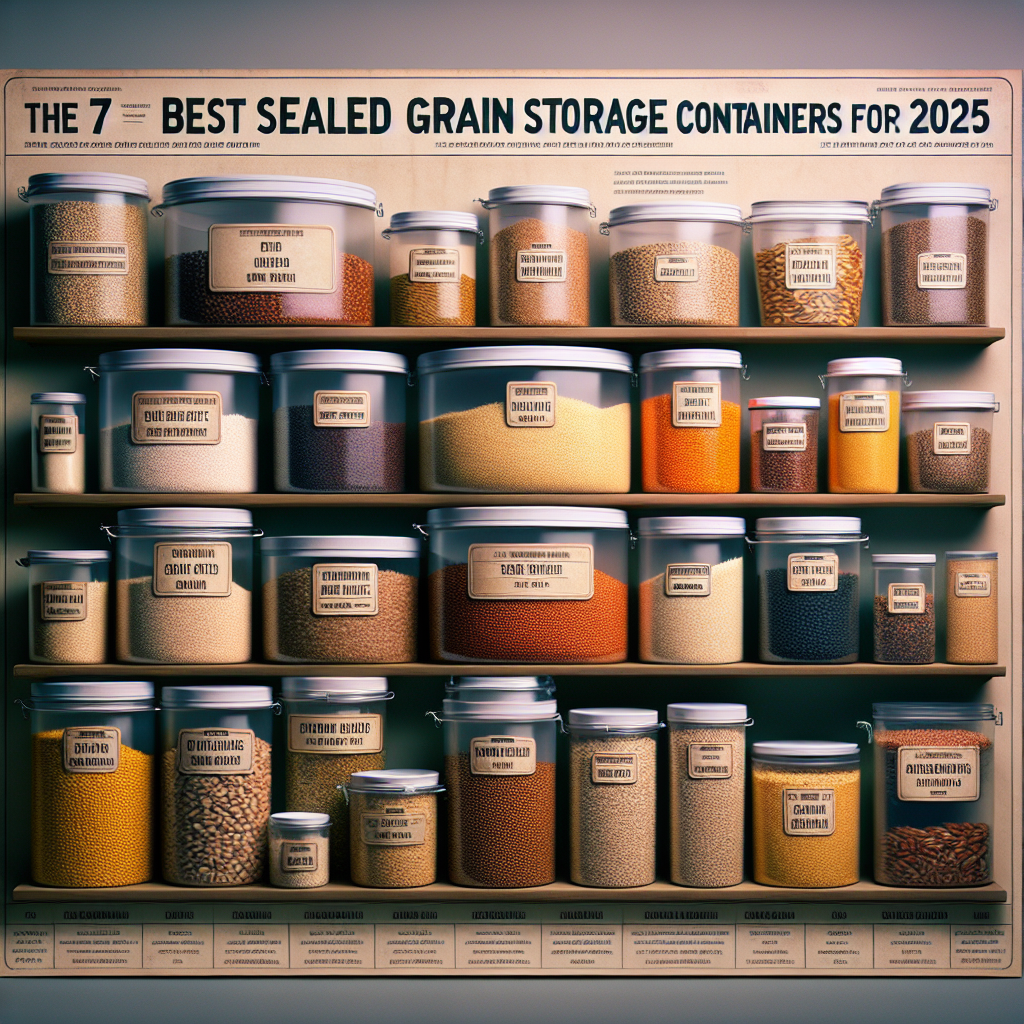 The 7 Best Sealed Grain Storage Containers Guide For 2025